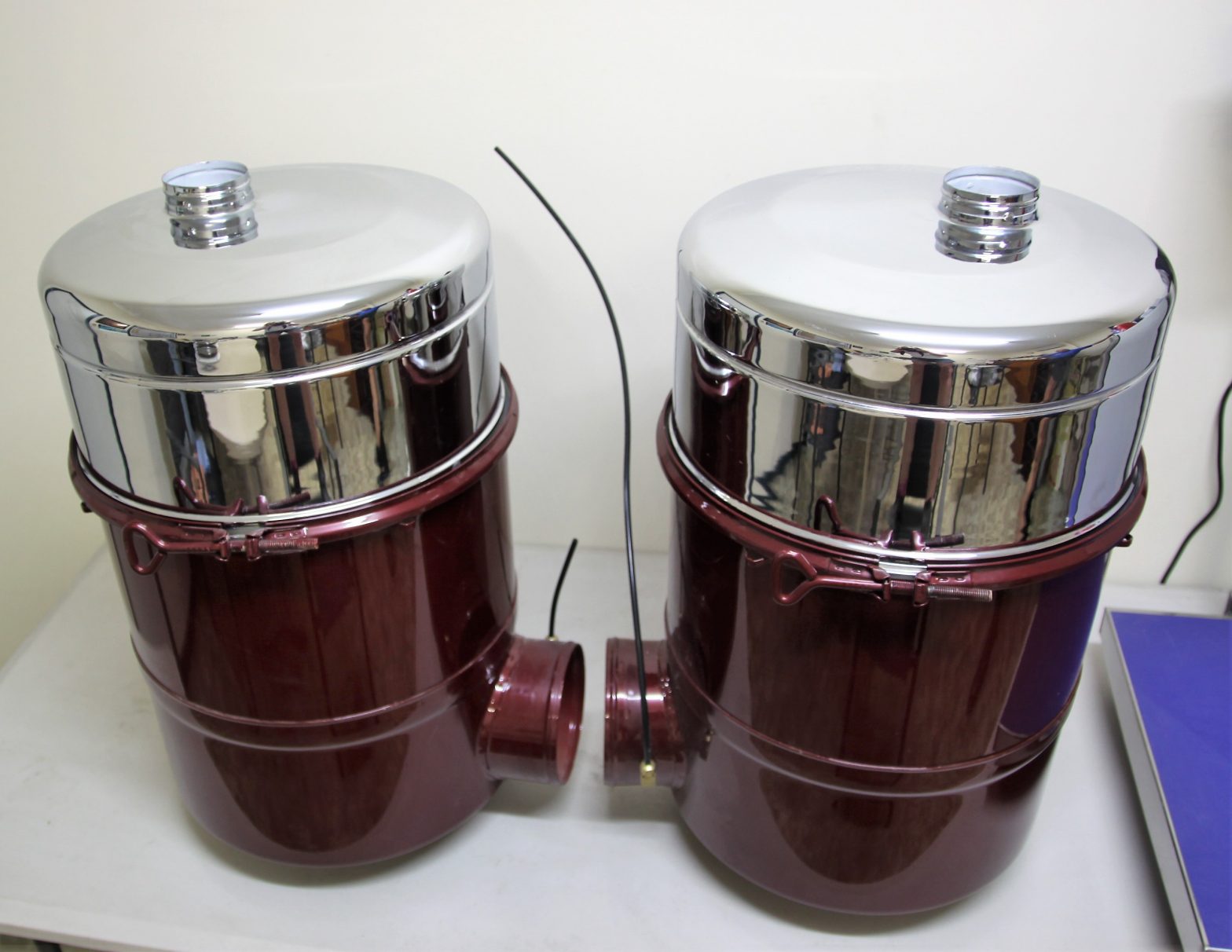 16" Deep Chrome Air Cleaners - Kenparts